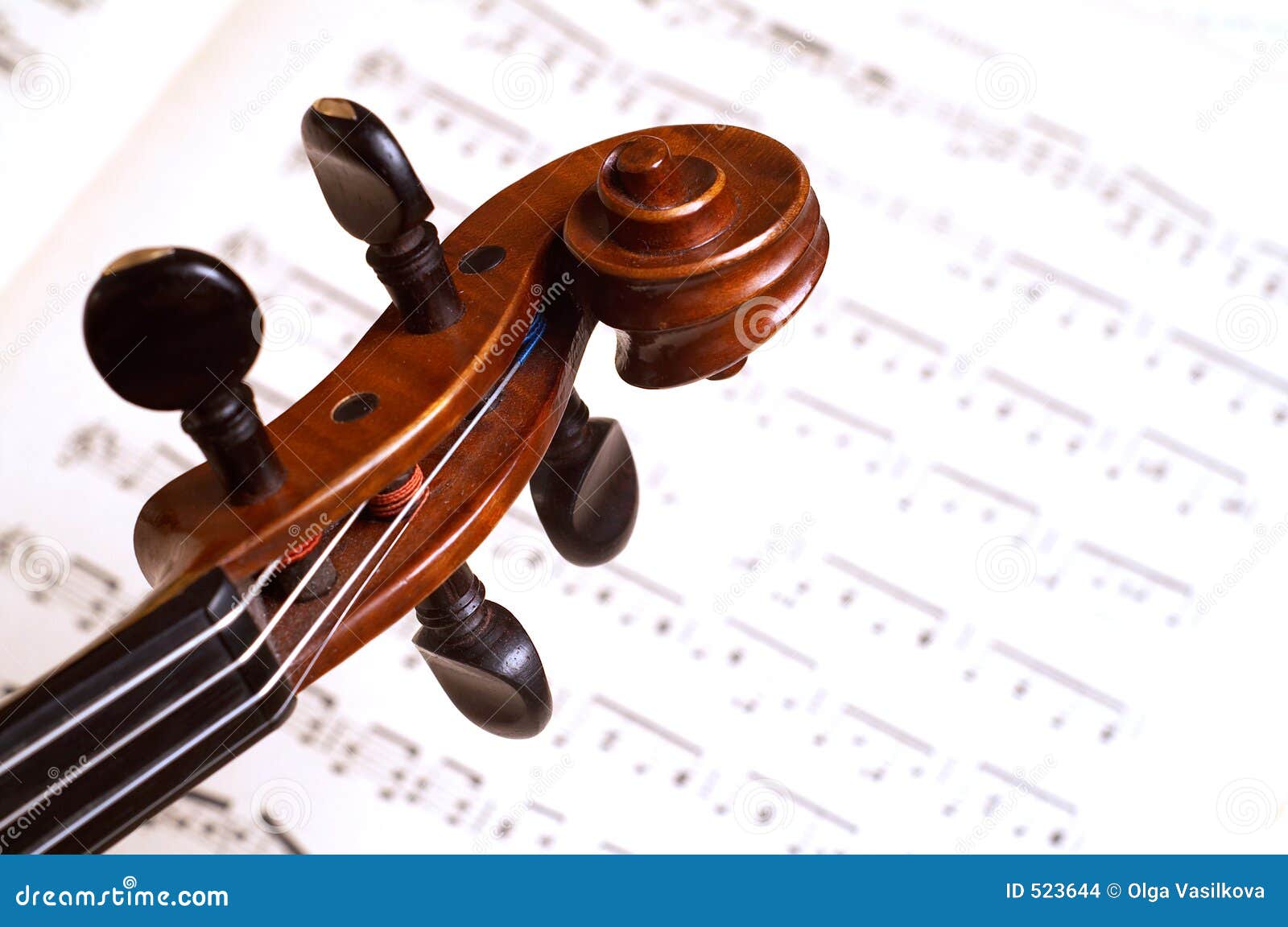 Violin head stock photo. Image of baton, entertainer, music - 523644
