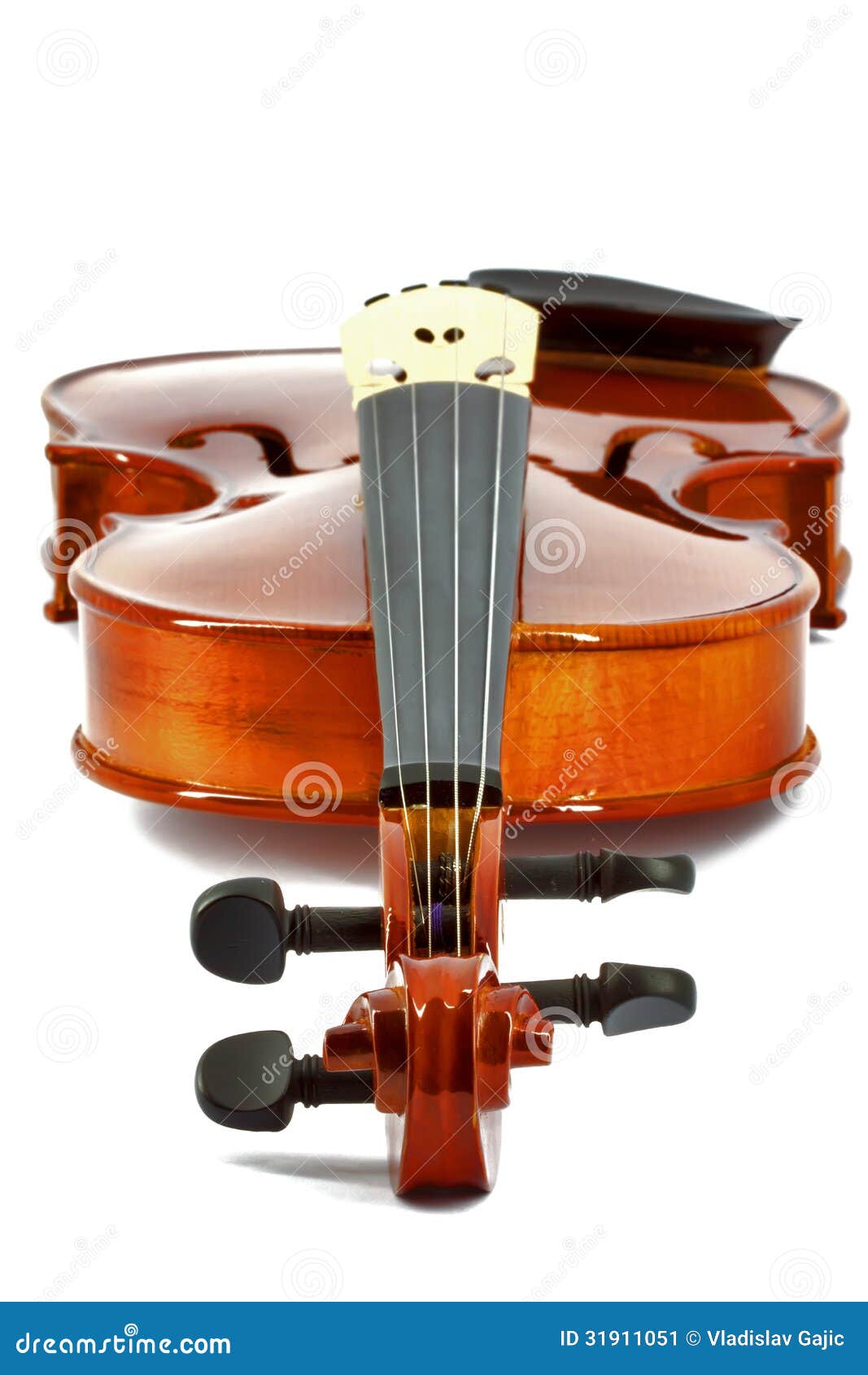 Violin horizontal stock image. Image of fingerboard, instrument - 31911051
