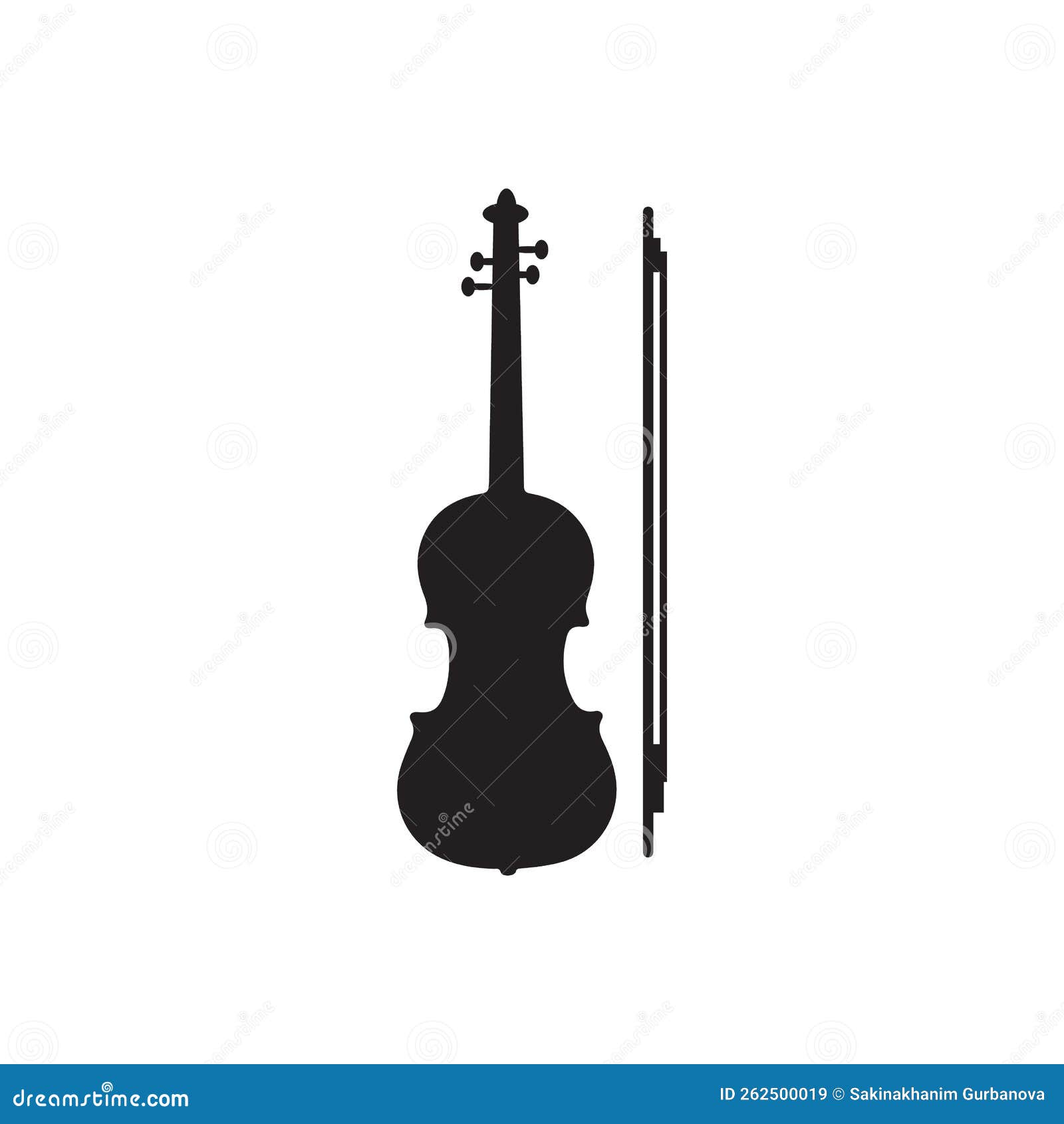 Violin icon illustration stock illustration. Illustration of piccolo ...