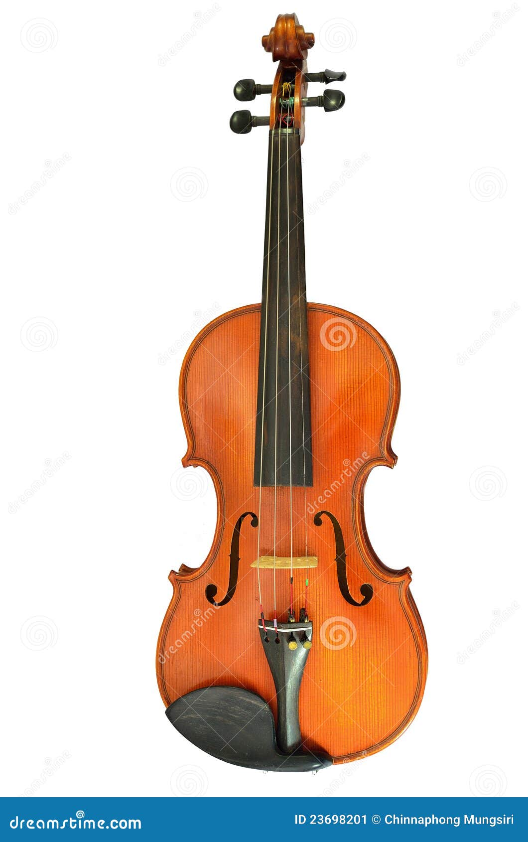 Violin Isolated On White Background. Texture Background Violin. Stock ...
