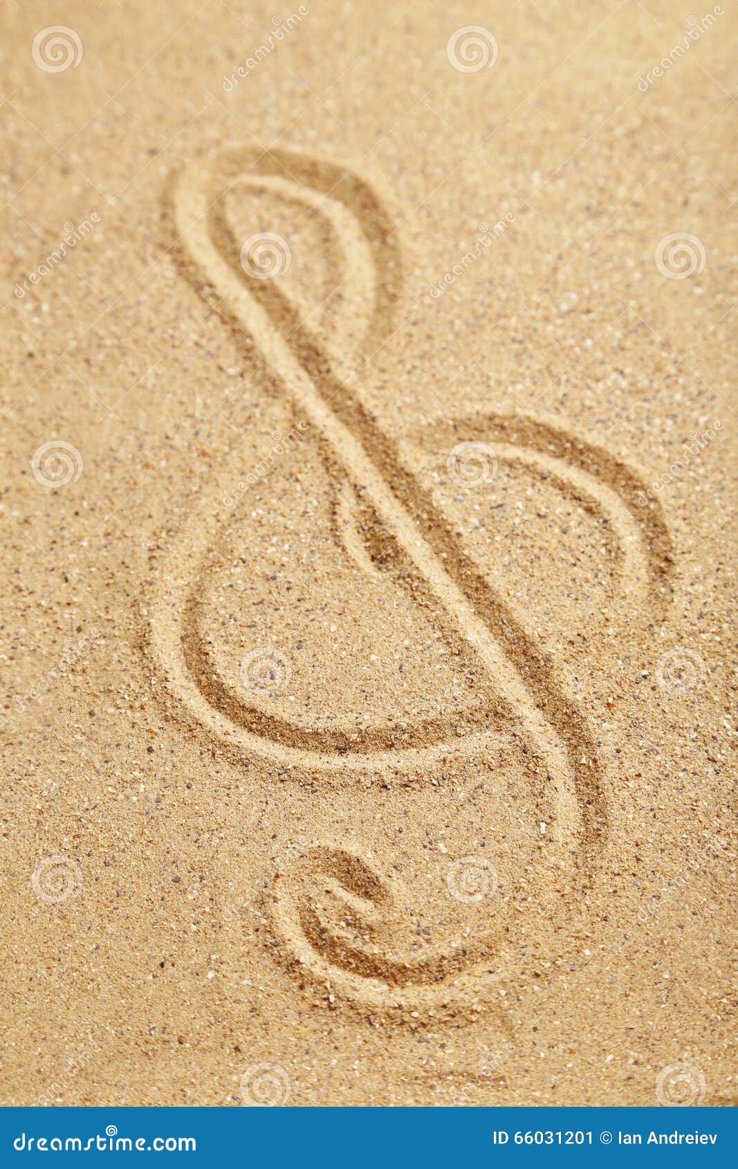 Violin key drawn stock image. Image of shore, drawn, natural - 66031201