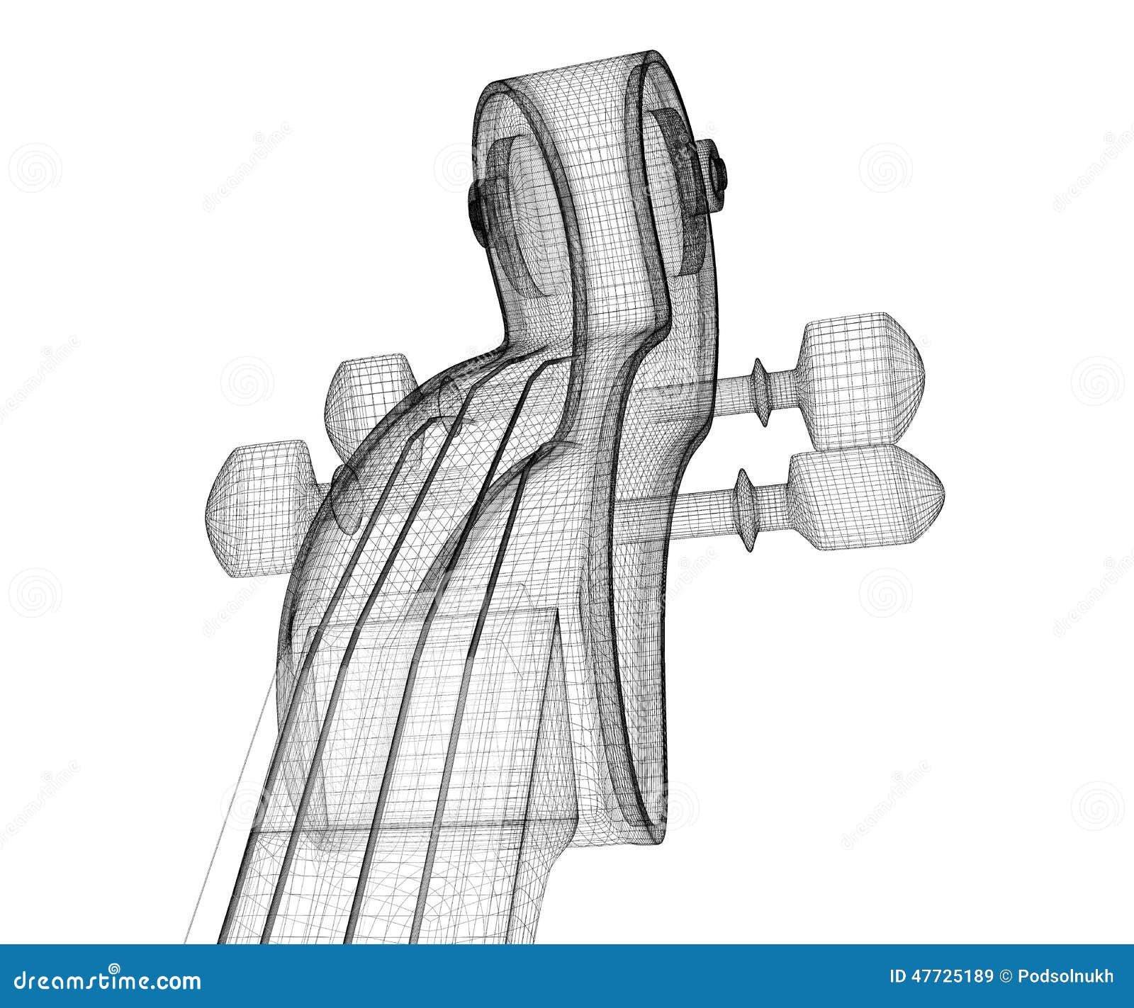 Violin stock illustration. Illustration of orchestra - 47725189