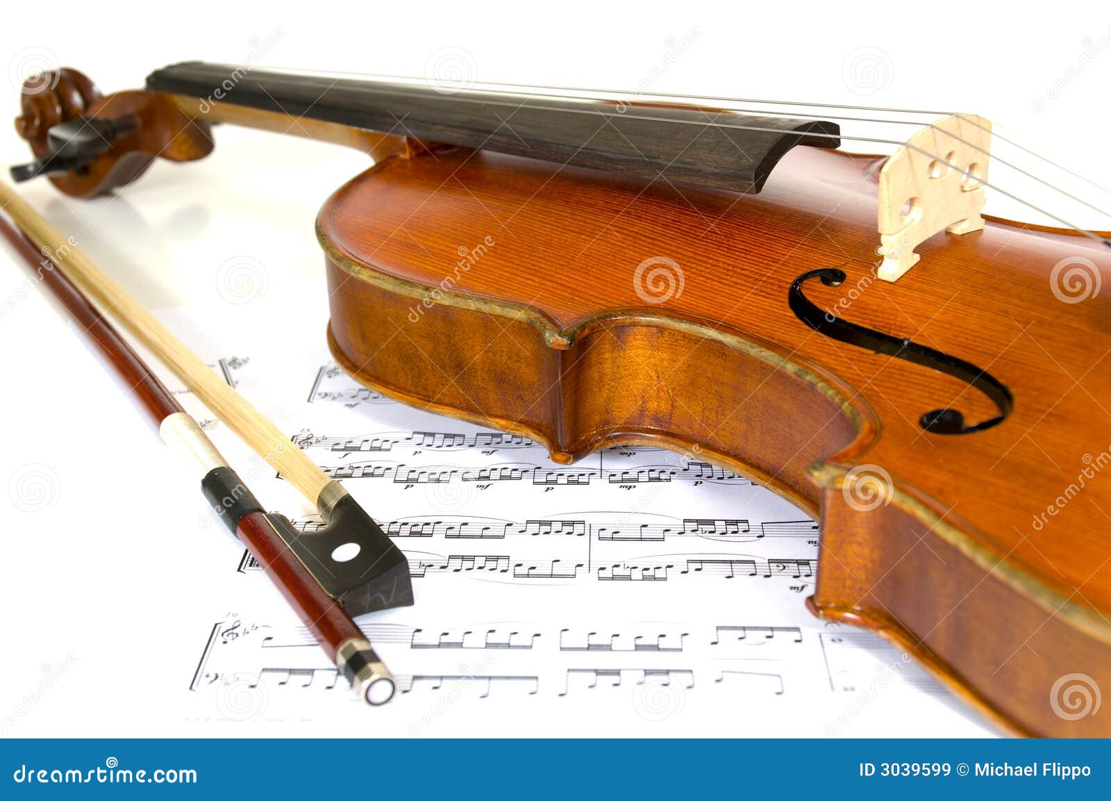 Violin and Music stock image. Image of sheet, beauty, stringed - 3039599