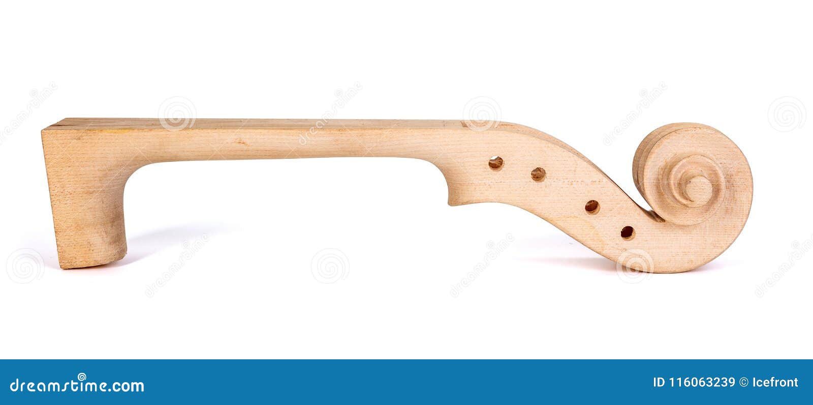 Violin neck and scroll stock image. Image of scroll - 116063239