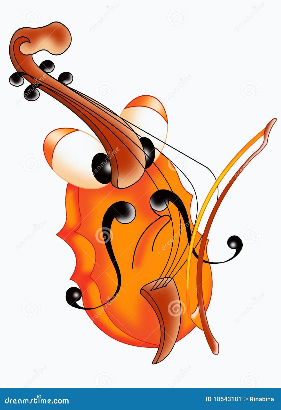 Violin player stock illustration. Illustration of hobby - 18543181