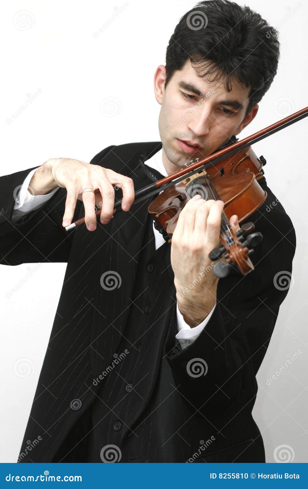 Violin Player Royalty-Free Stock Photography | CartoonDealer.com #10594865
