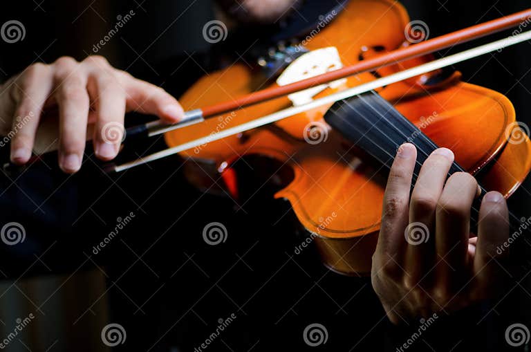 Violin player playing stock photo. Image of composition - 22156362