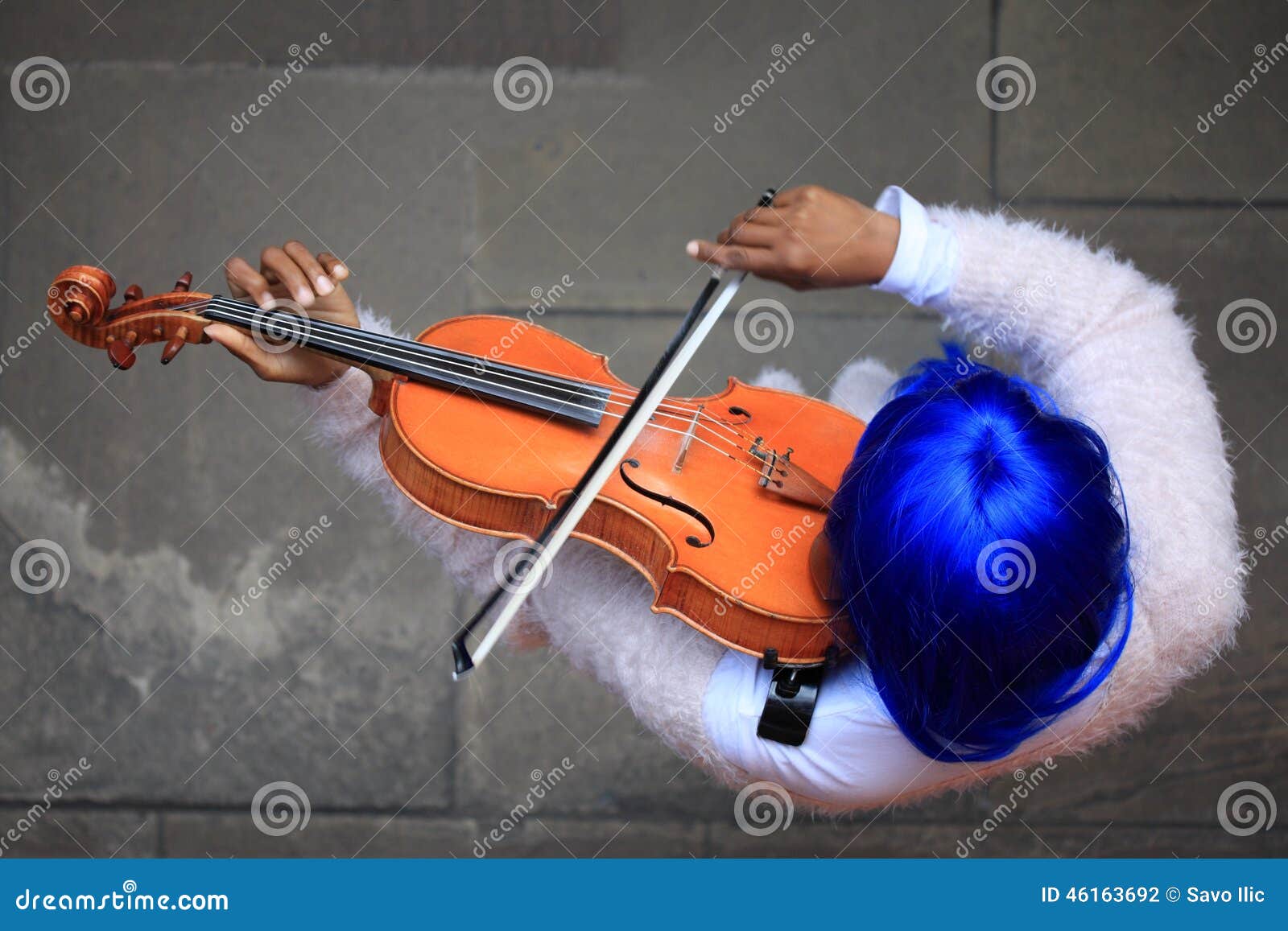 Violin player stock photo. Image of violin, alone, music - 46163692