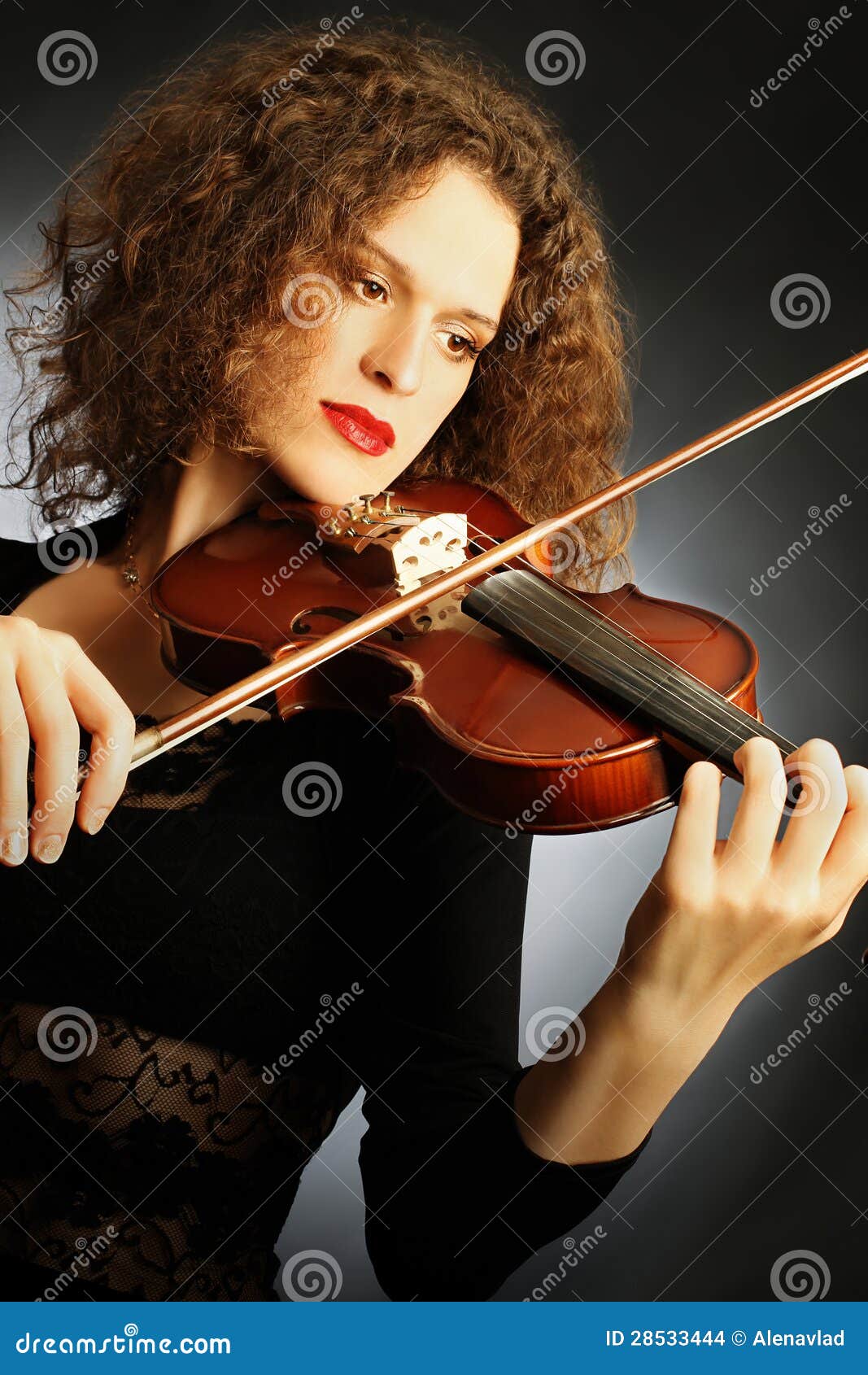 Violin Player Violinist Woman Stock Photo - Image of fiddler ...