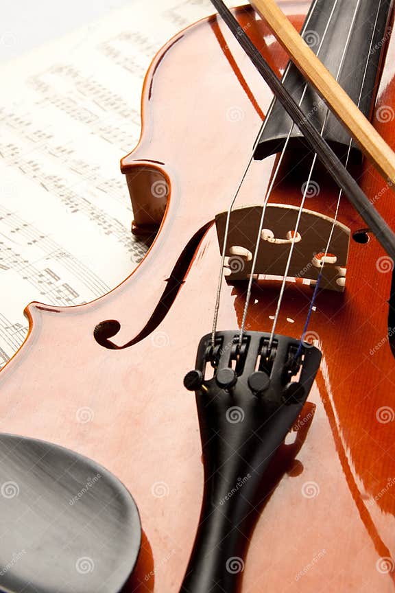 Violin and rose stock image. Image of paper, culture - 11561629