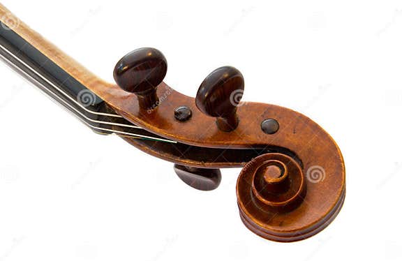 Violin Scroll stock photo. Image of musical, carved, violin - 16280260