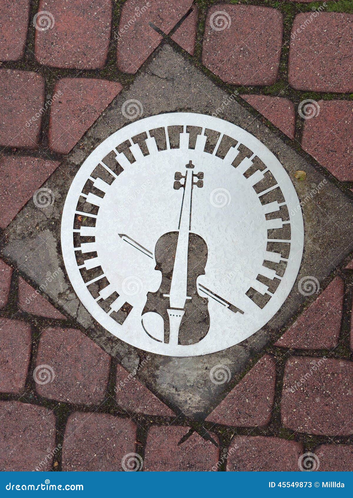 Violin sign stock image. Image of closeup, background - 45549873