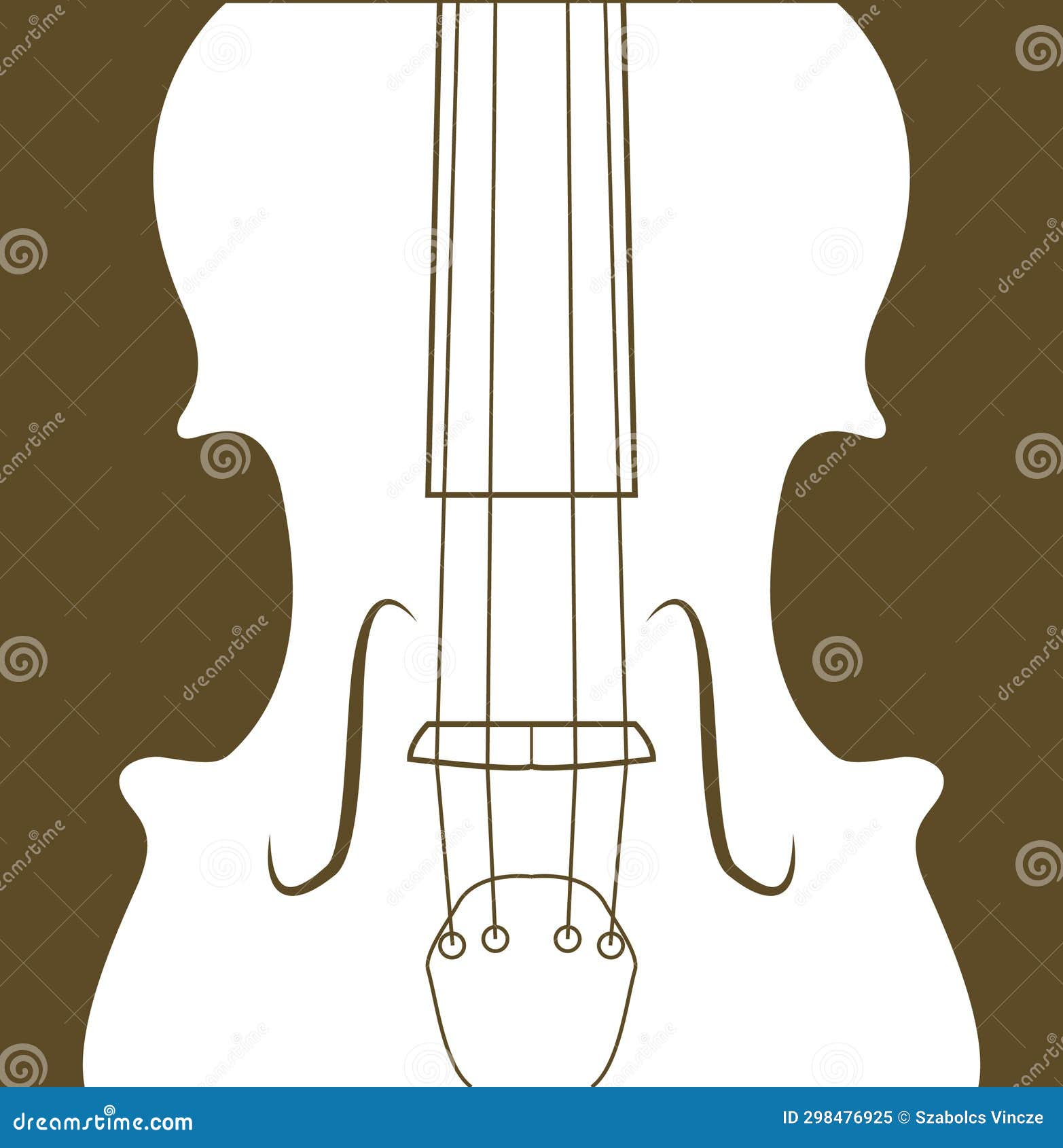 Set Of Violin Silhouette Vector Art | CartoonDealer.com #285412350