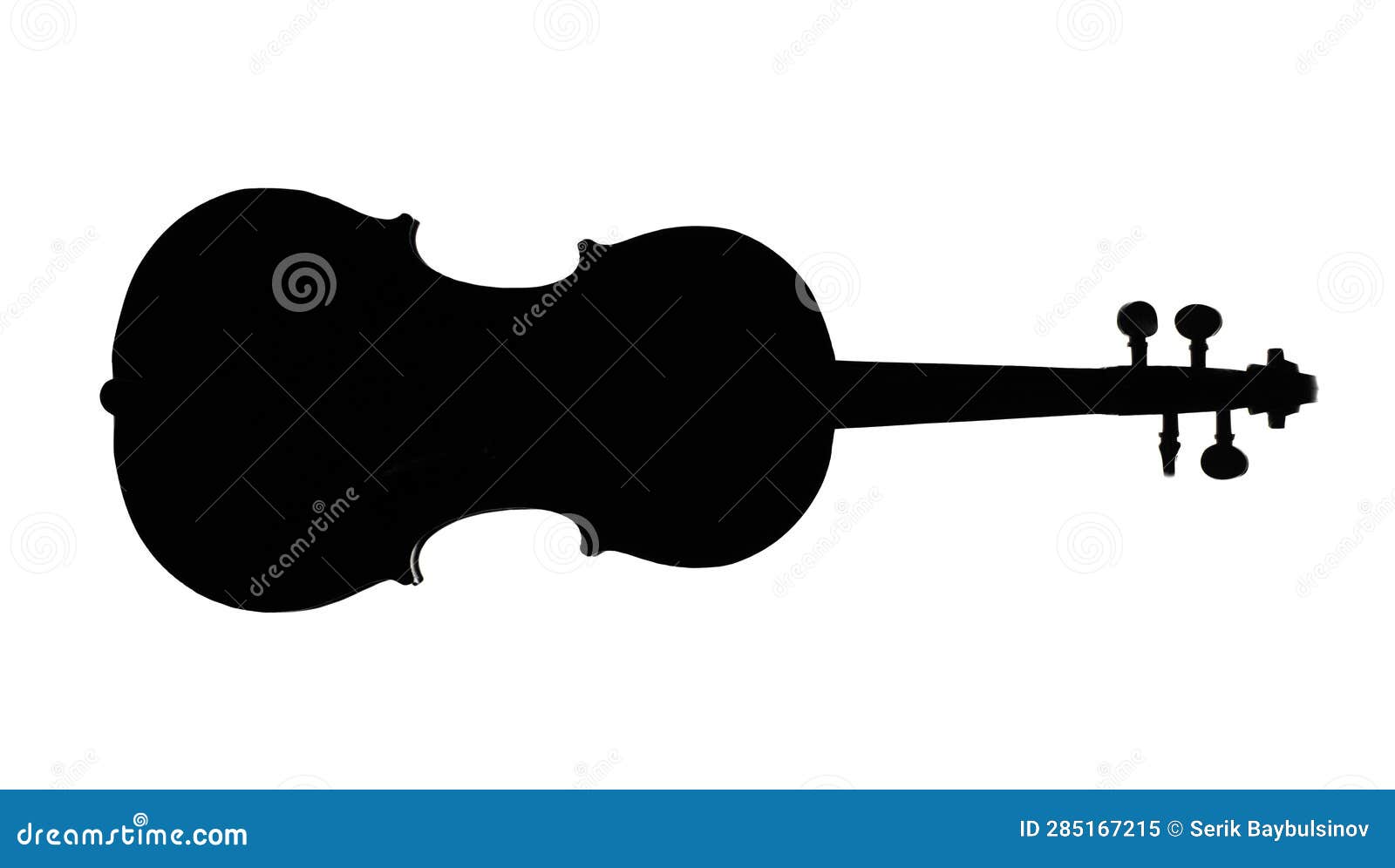 Violin Silhouette Royalty-Free Stock Photo | CartoonDealer.com #15662739