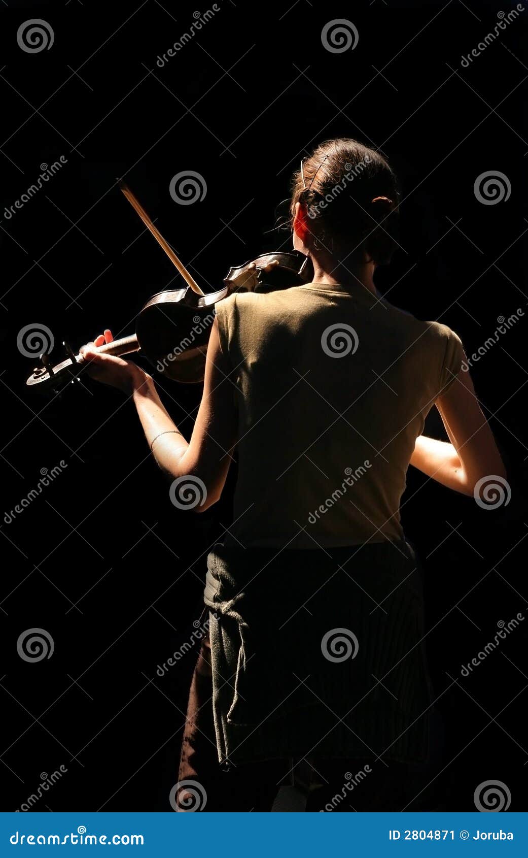 Violinist stock image. Image of musician, night, violin - 2804871