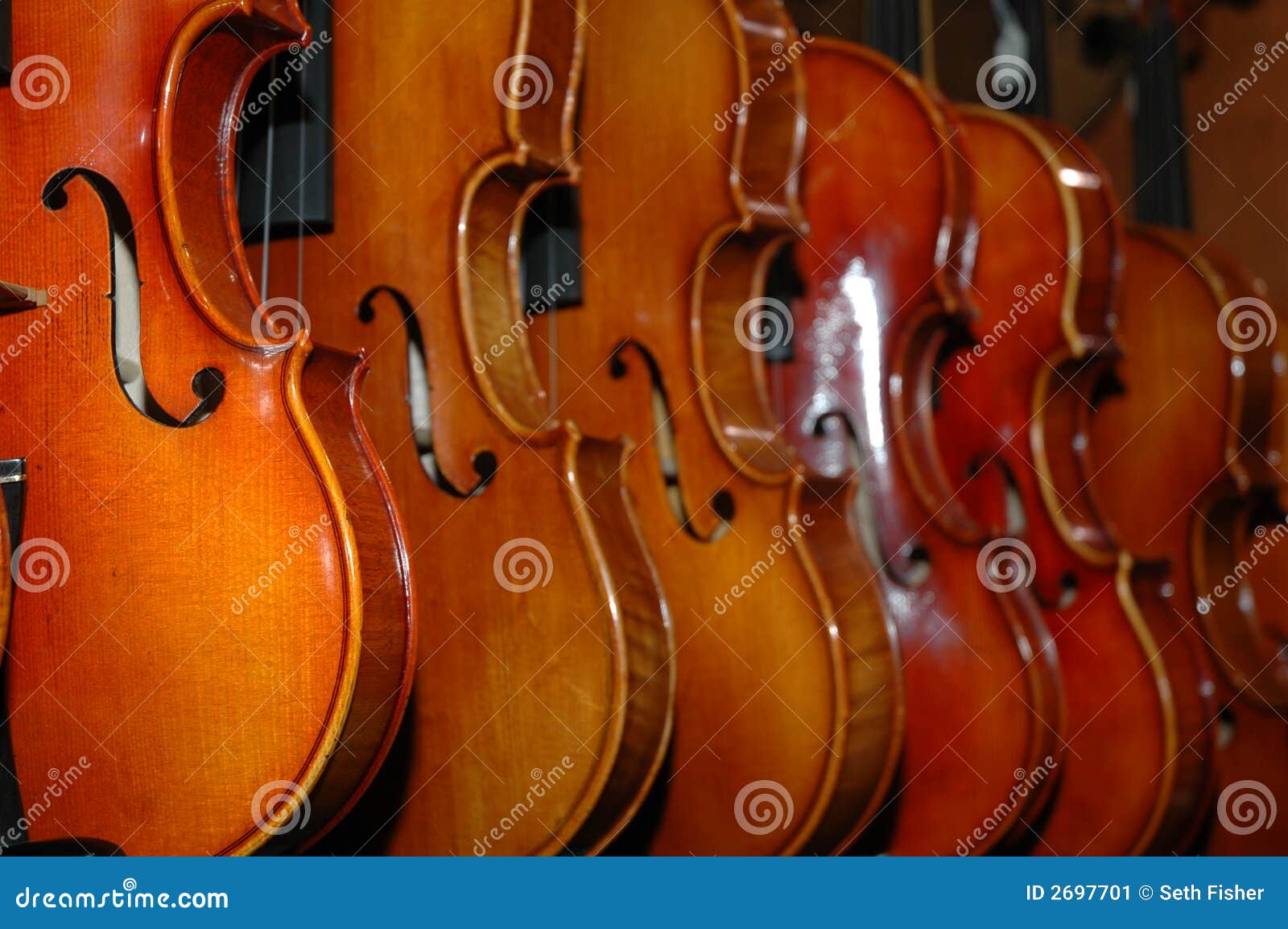 Violins stock image. Image of viola, instruments, viol - 2697701