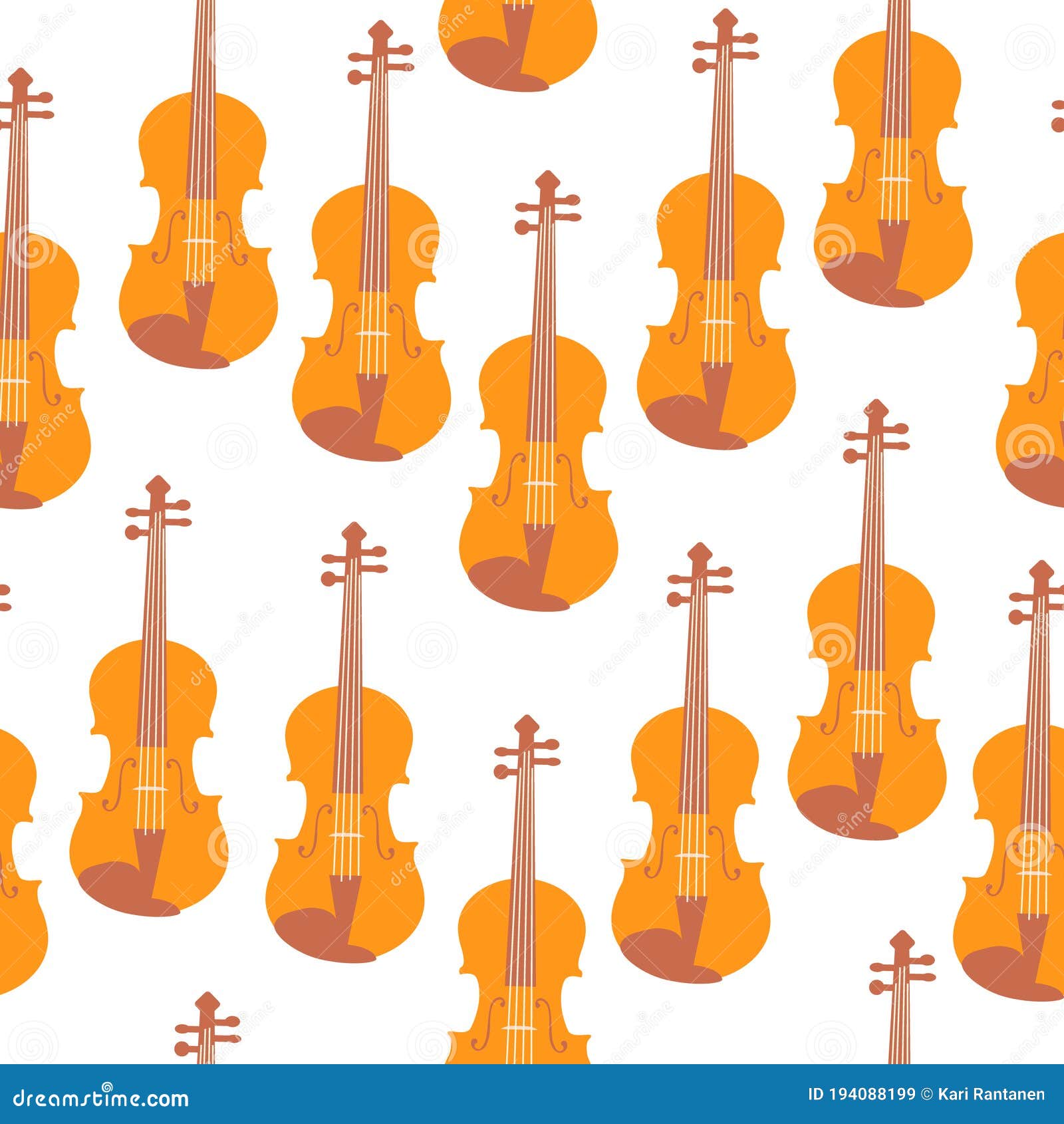 Violins Abstract Seamless Pattern Stock Vector - Illustration of ...