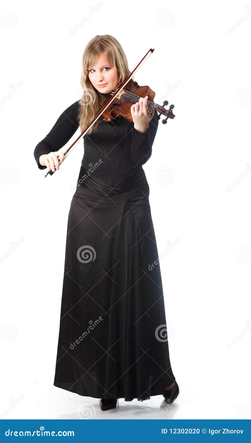 Violist stock foto. Image of violist, solist, blond, schoonheid - 12302020