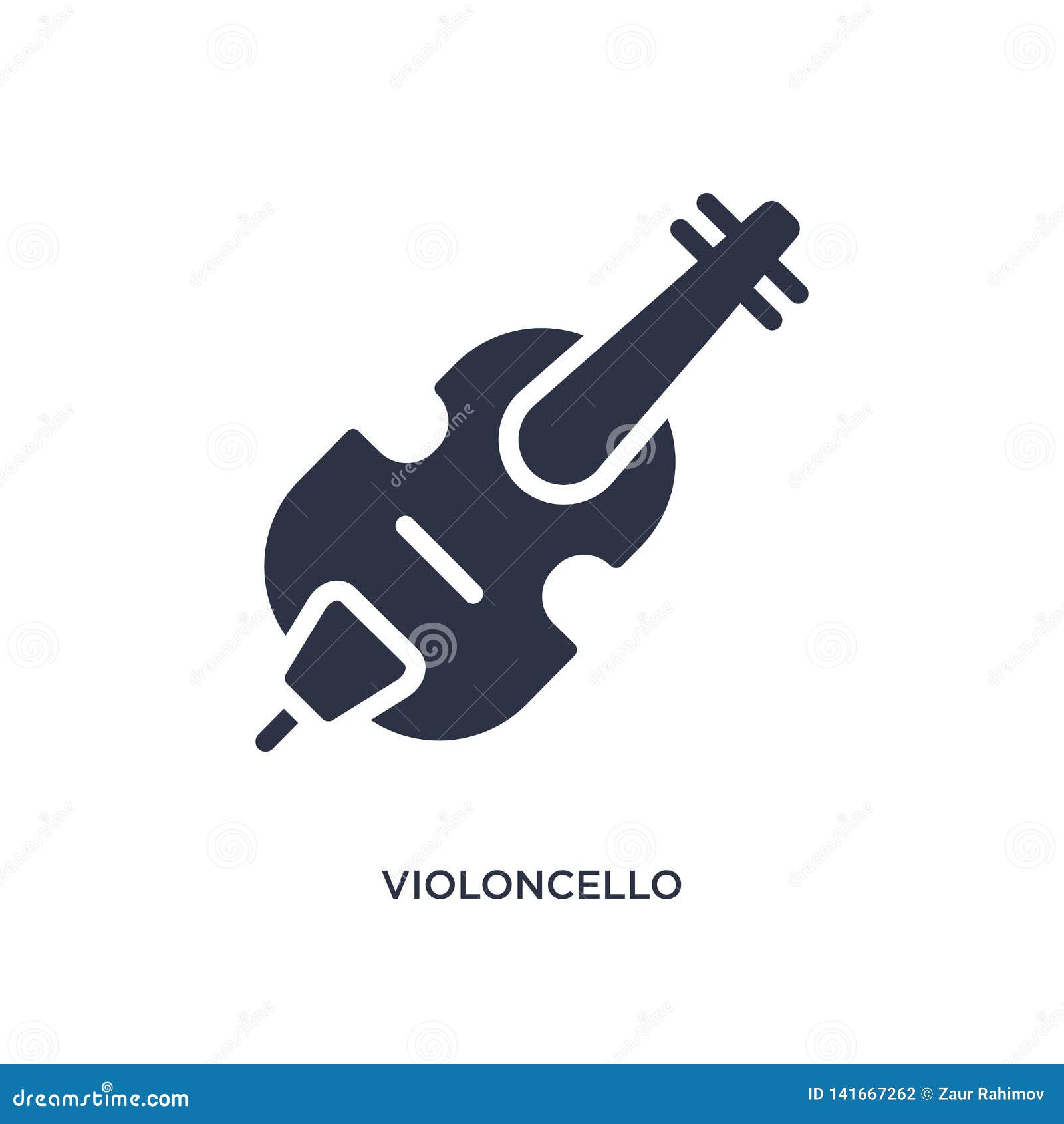 Violoncello Icon. Trendy Violoncello Logo Concept On White Background ...