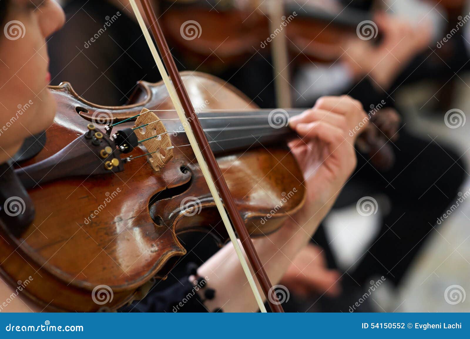 Violoniste Playing Classical Violin De Femmes Photo stock - Image du ...