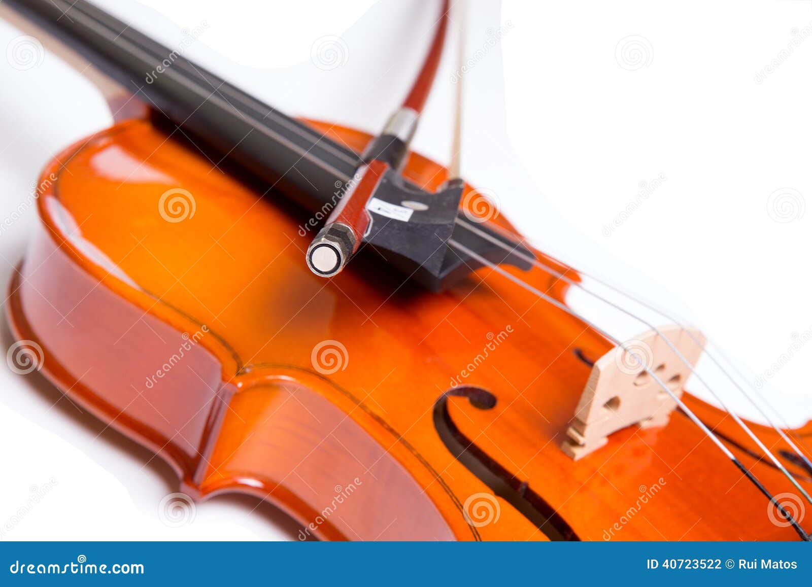 Viool en Boog stock foto. Image of instrumentaal, vermaak - 40723522