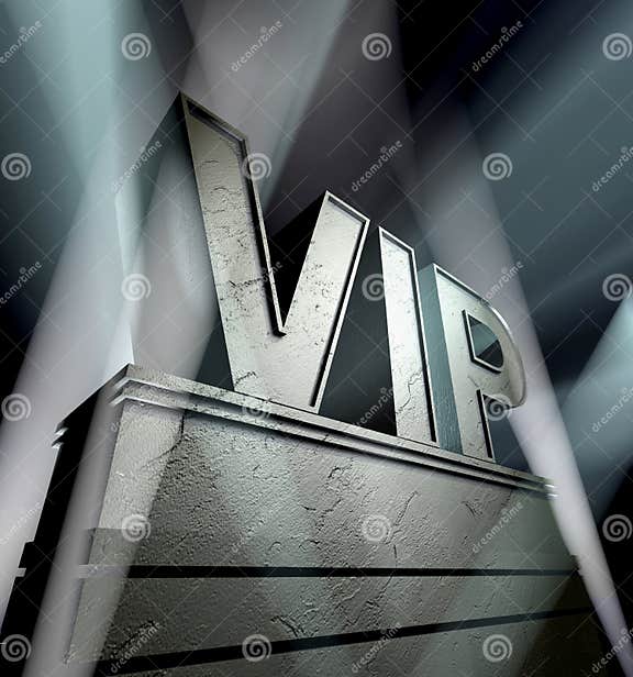 VIP stock illustration. Illustration of letters, chief - 9274120