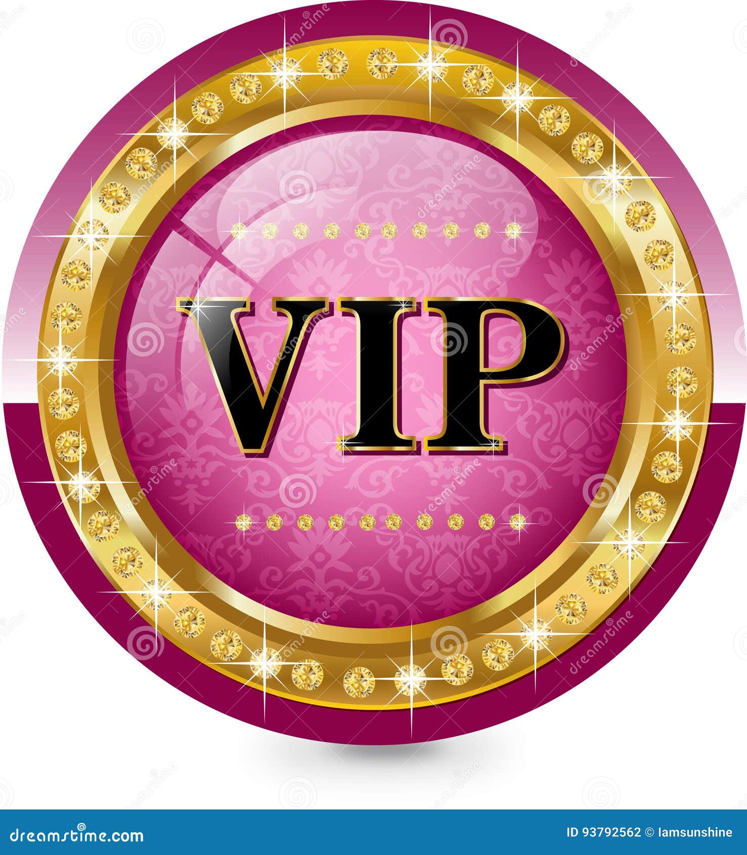 VIP banner stock vector. Illustration of golden, nice - 93792562