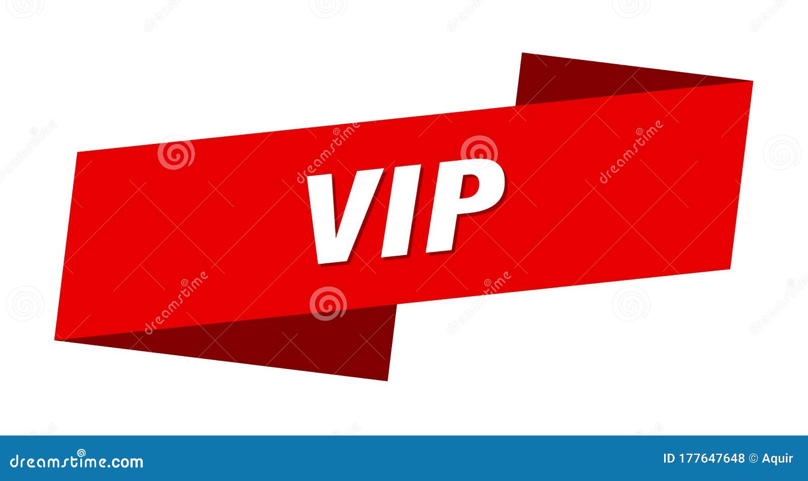 Vip Banner Template. Vip Ribbon Label Stock Vector - Illustration of ...
