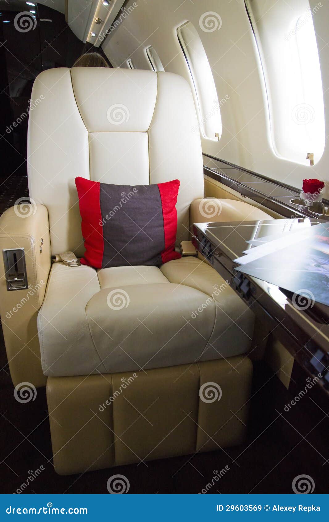 VIP Business Jet Airplane Interior Stock Image - Image of design ...