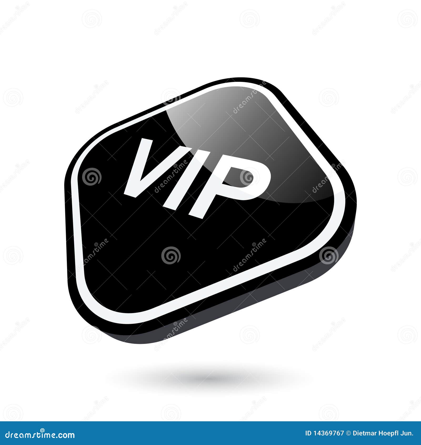 VIP button stock vector. Illustration of privileged, corners - 14369767