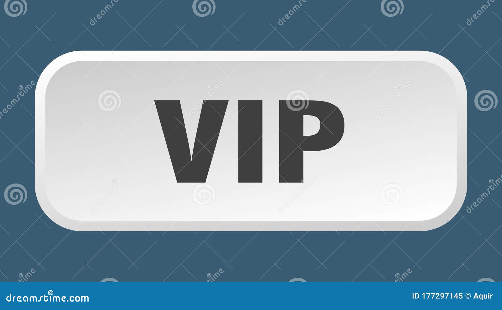 Vip Button. Vip Square 3d Push Button Stock Vector - Illustration of ...