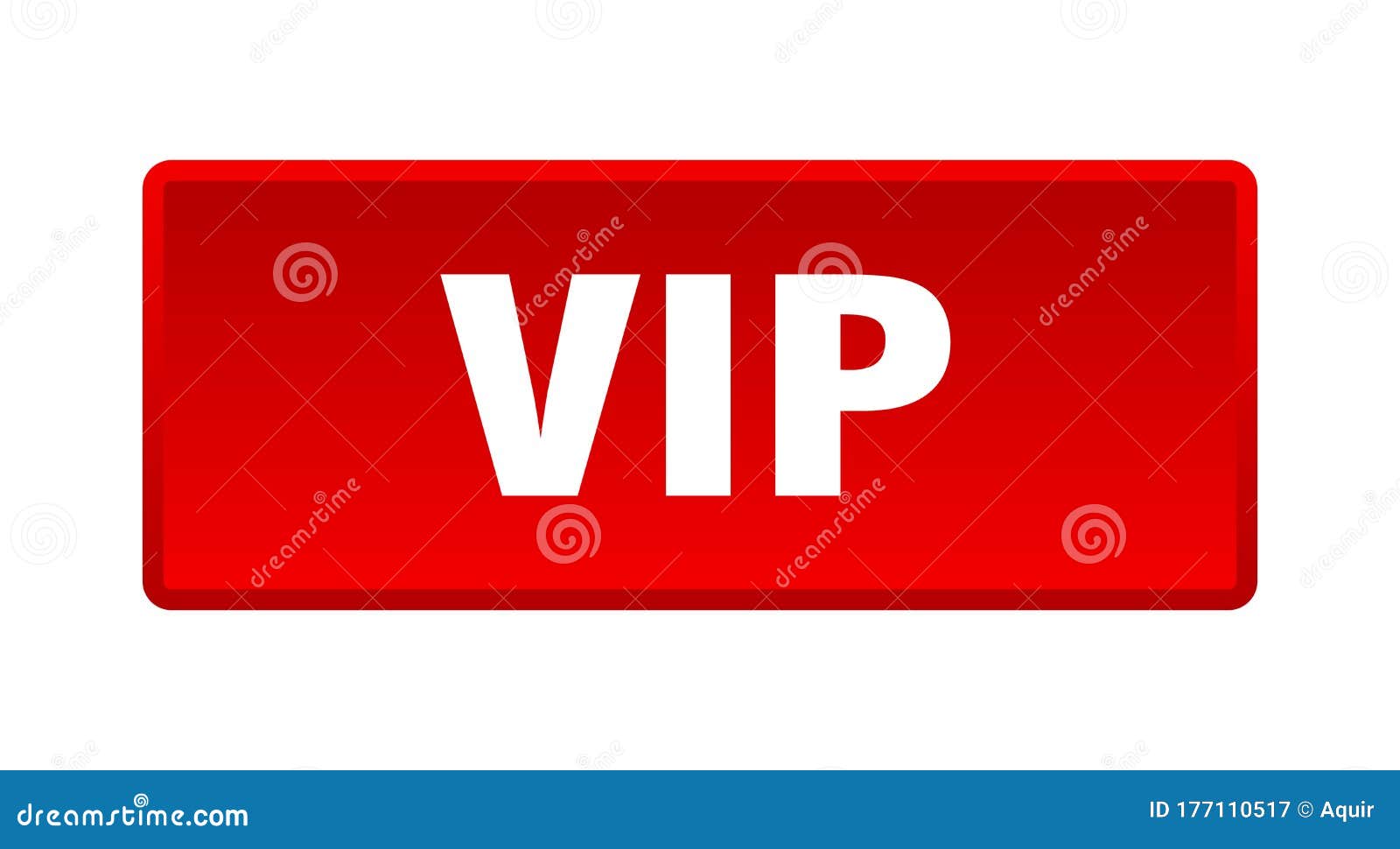 Vip Button. Vip Square Isolated Push Button Stock Vector - Illustration ...