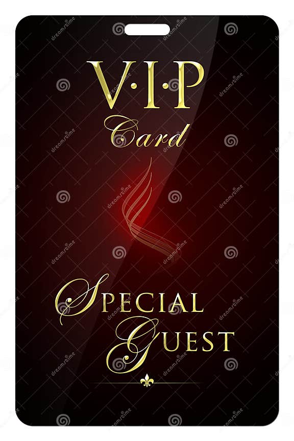VIP Card stock illustration. Illustration of visitor - 12669905