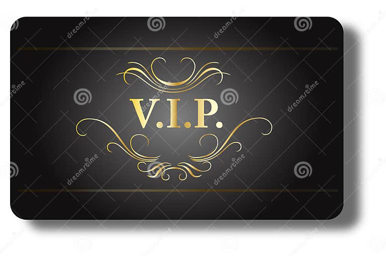 VIP card stock vector. Illustration of monogram, nice - 17726402