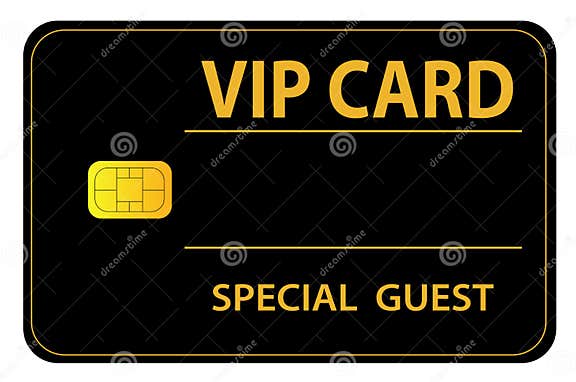 VIP Card stock vector. Illustration of important, guest - 6983355