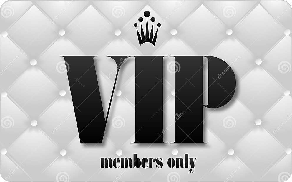 VIP card stock vector. Illustration of millionaire, element - 93797988