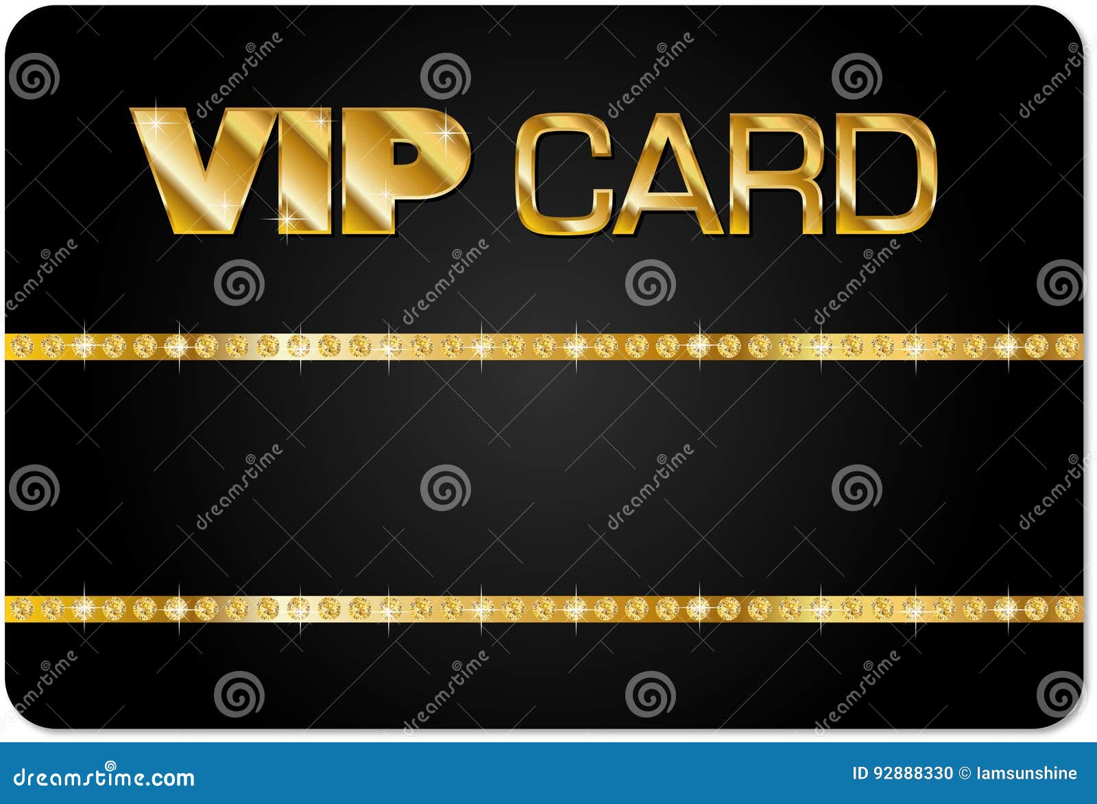 VIP card stock illustration. Illustration of glitter - 92888330