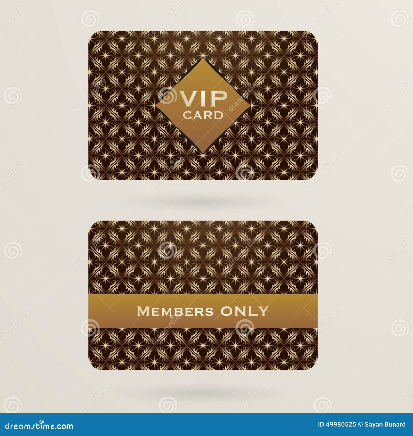 Vip Cards with the Abstract Background Stock Vector - Illustration of ...