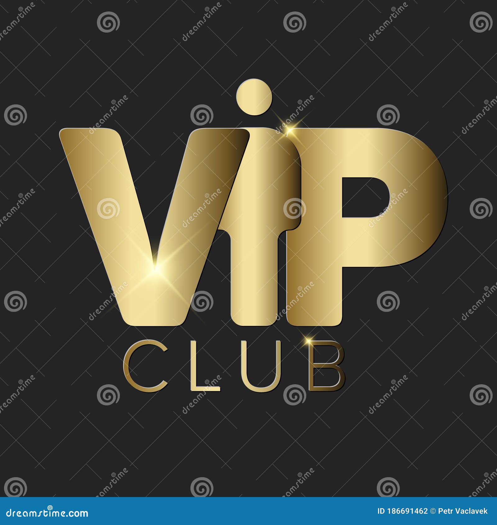 VIP Club Invitation Template Stock Vector - Illustration of dark ...