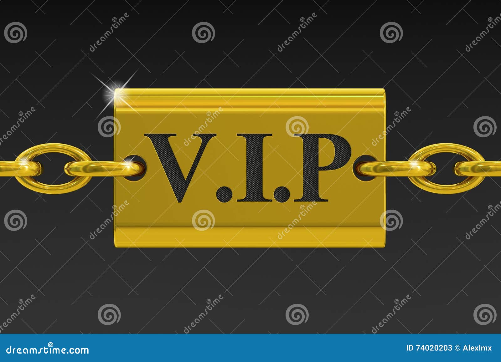 VIP concept, 3D rendering stock illustration. Illustration of evening ...