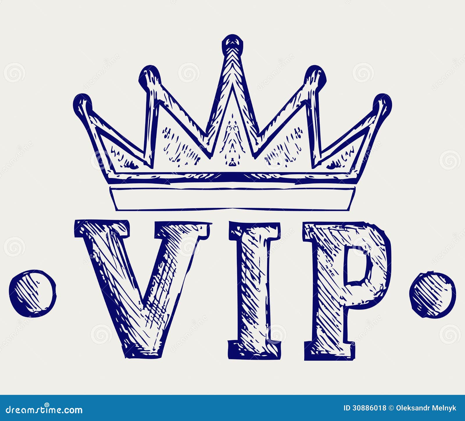 Vip crown symbol stock vector. Illustration of artistic - 30886018