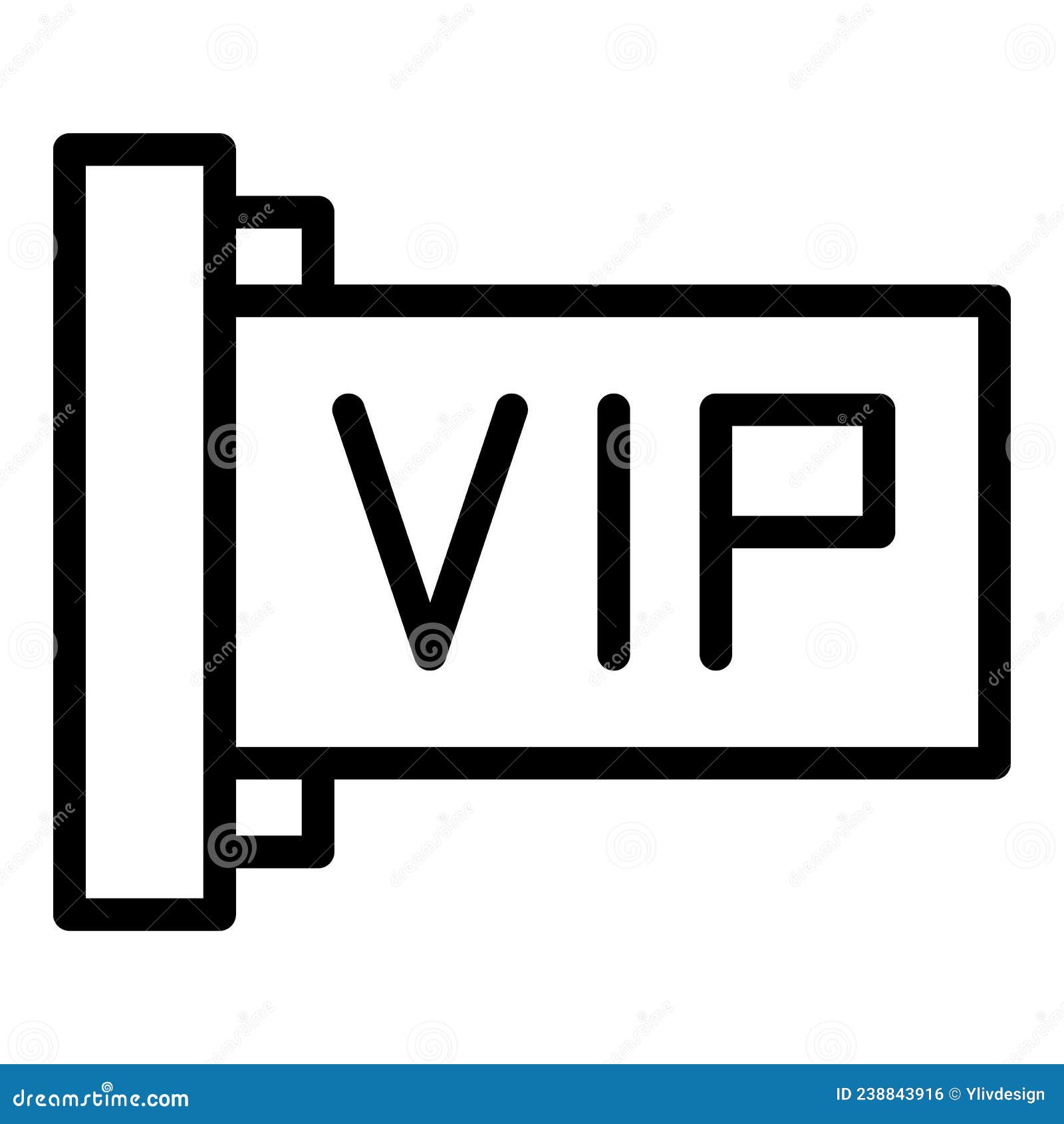 Vip Customer Icon Outline Vector. Service Program Stock Vector ...
