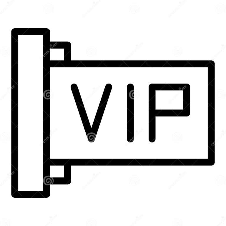 Vip Customer Icon Outline Vector. Service Program Stock Vector ...
