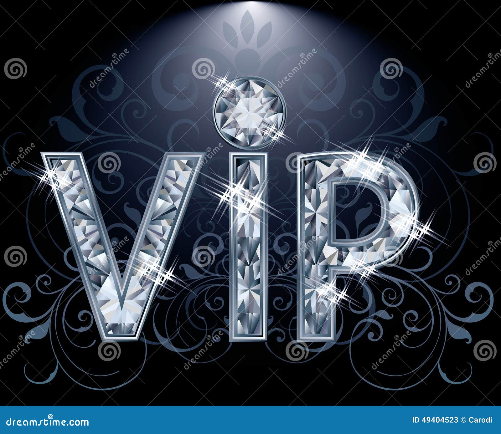 VIP Diamond card stock vector. Illustration of crown - 49404523