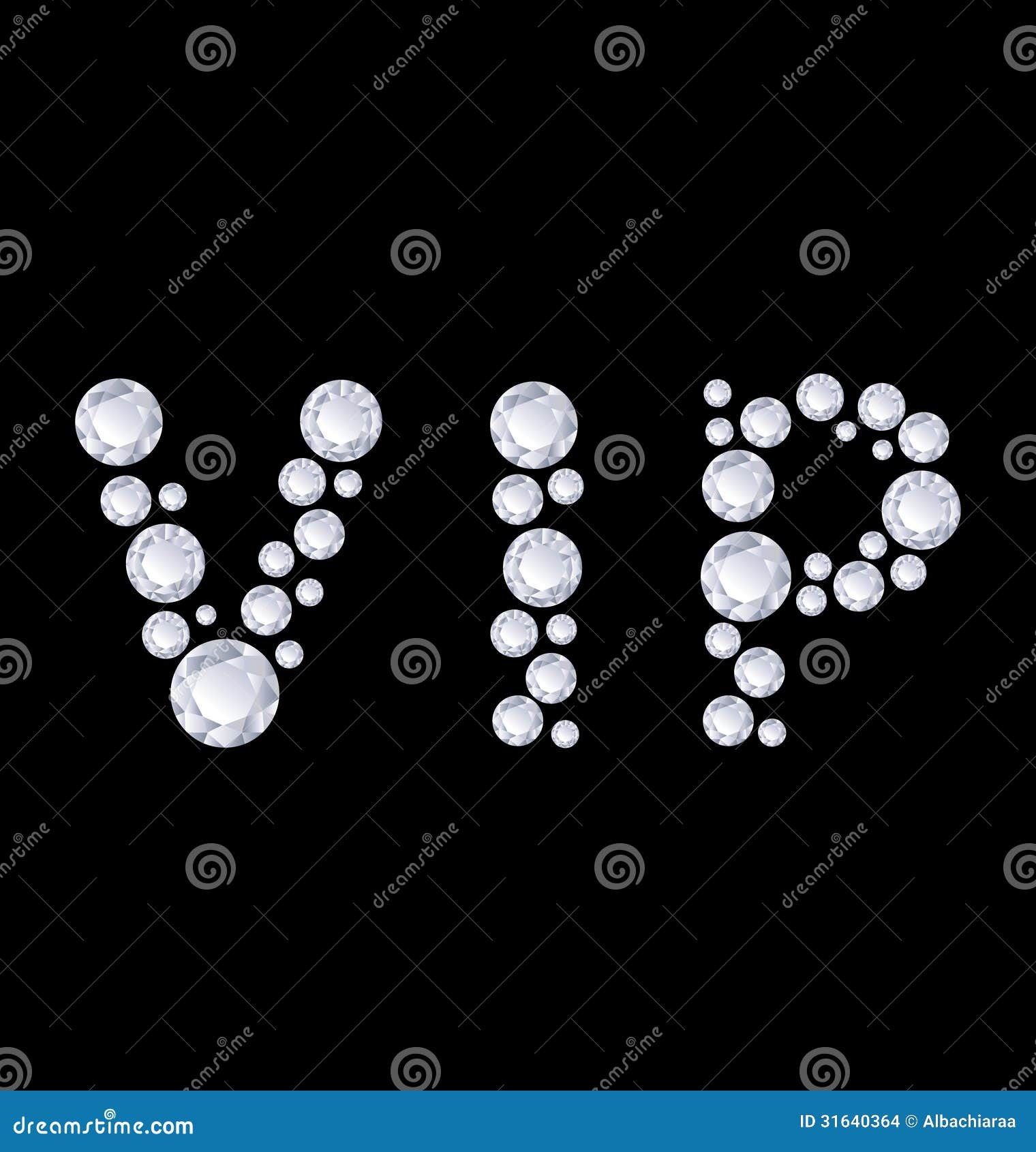 VIP diamonds stock vector. Illustration of diamond, shiny - 31640364
