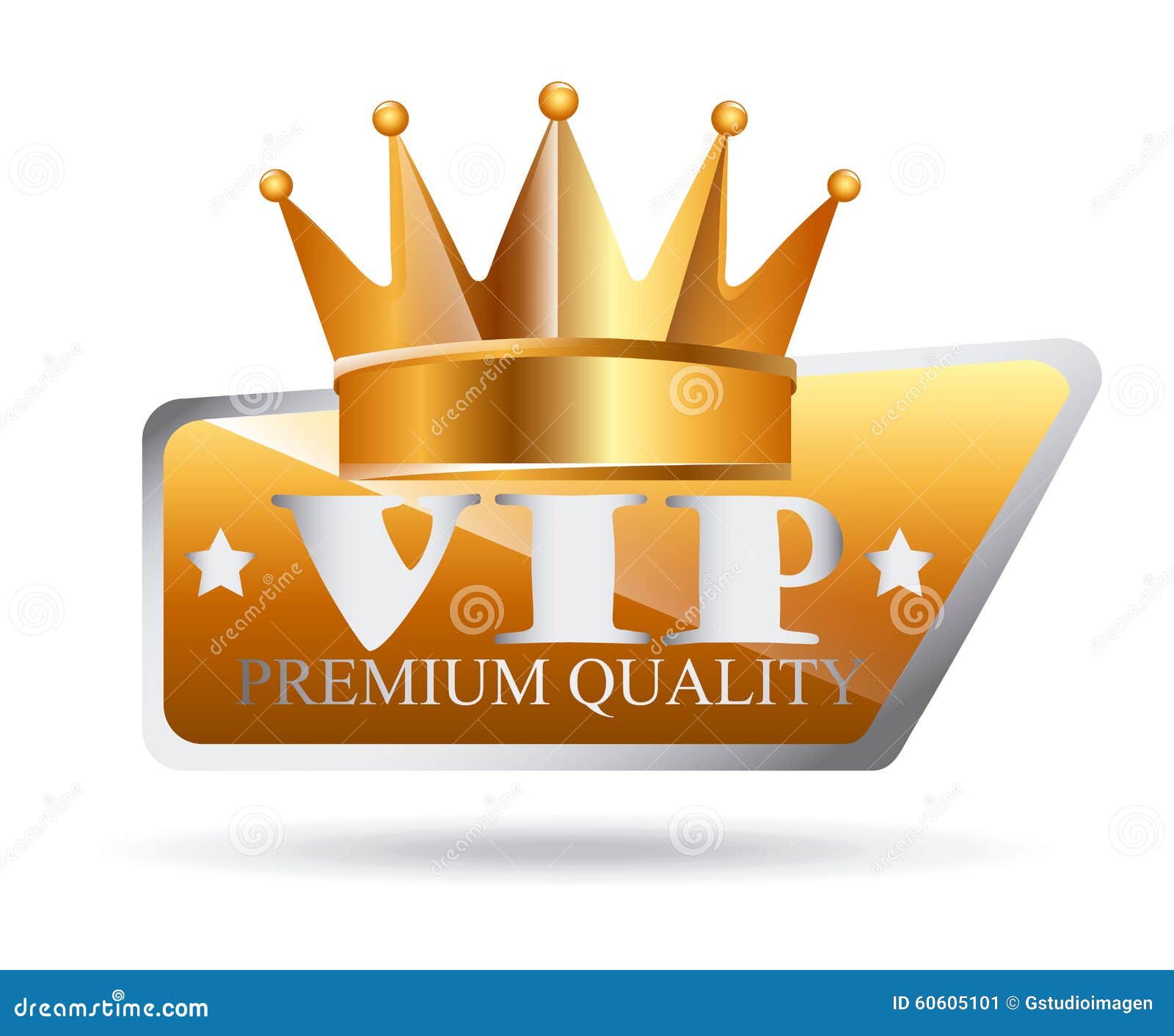 Vip emblem stock vector. Illustration of royal, glamorous - 60605101