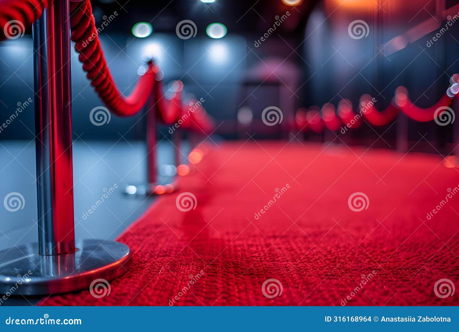 Concept VIP Event, Red Carpet, Red Rope Barrier VIP Event with Red ...