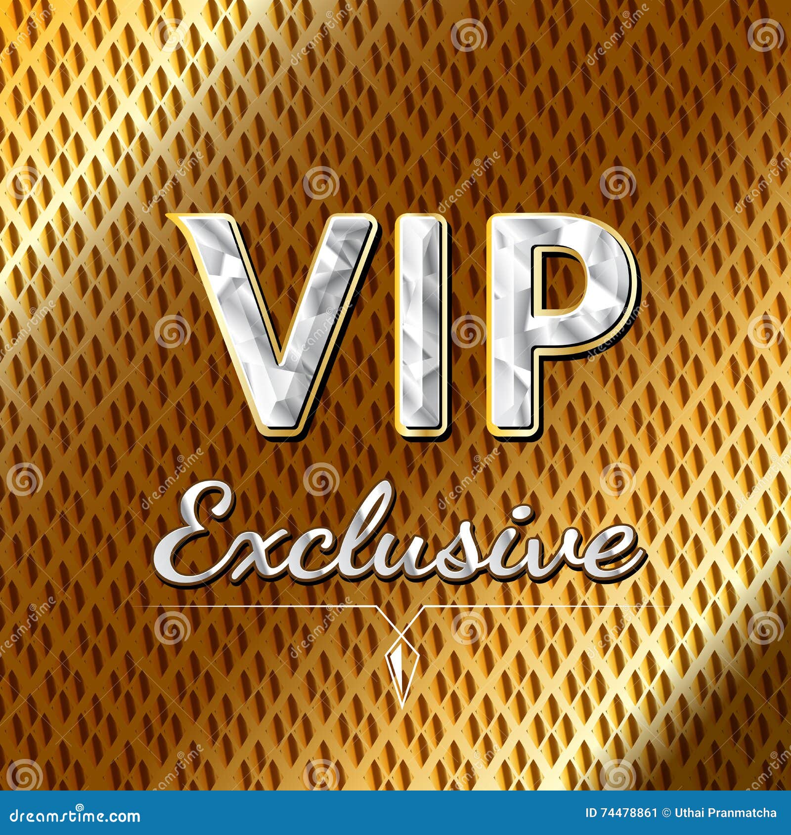 VIP Exclusive Logo Design. Luxury Concept Stock Vector - Illustration ...