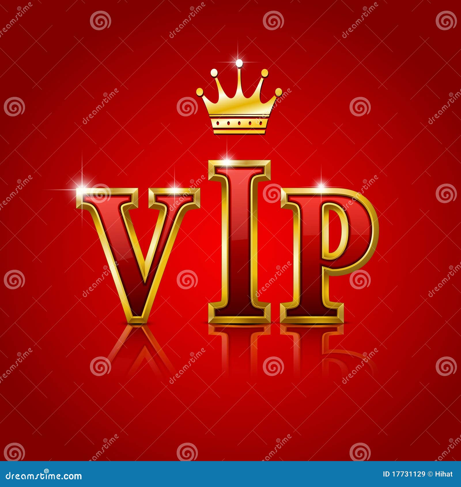 VIP gold letters. stock vector. Illustration of notability - 17731129