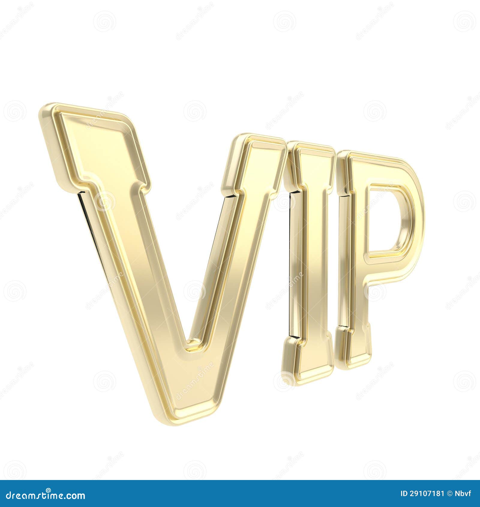 VIP Golden Emblem Symbol Isolated Stock Illustration - Illustration of ...